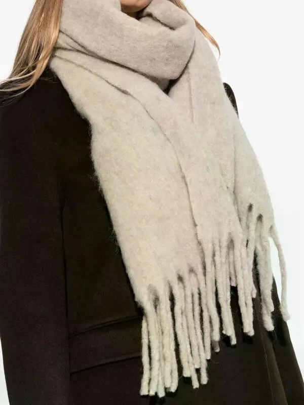 Givenchy Fringed Logo-embroidered Scarf