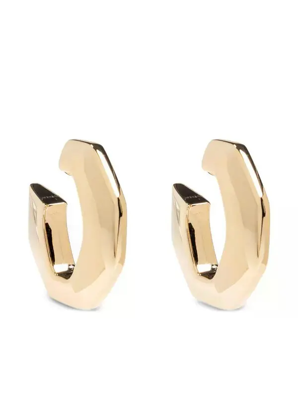 Givenchy Geometric Hoop Earrings - Gold