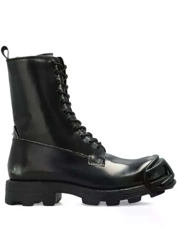 DIESEL® D-hammer Lace-up Boots - Black