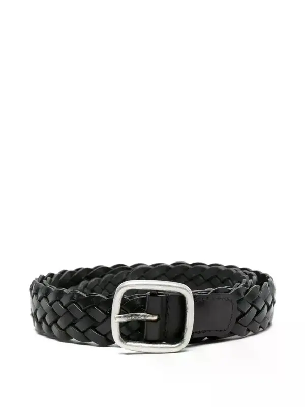 Anderson's Braided Leather Belt - Black
