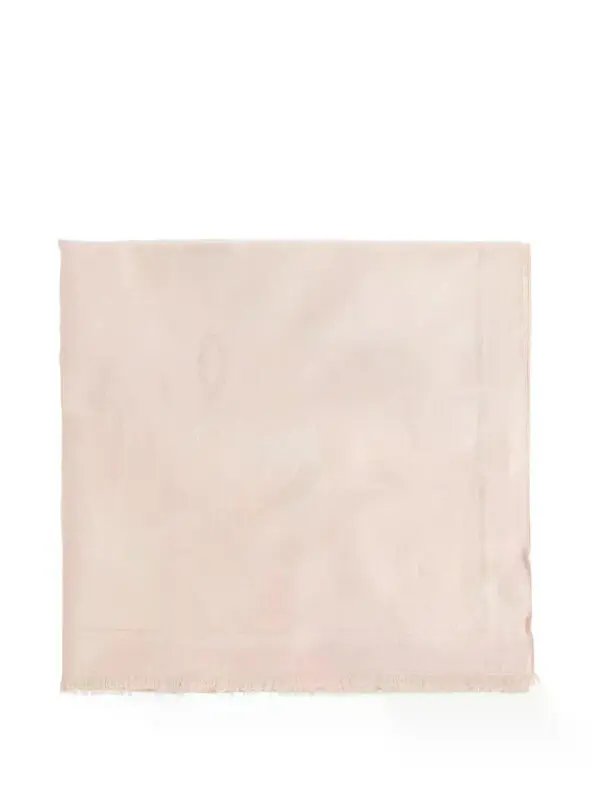 Givenchy Fringed Scarf - Pink
