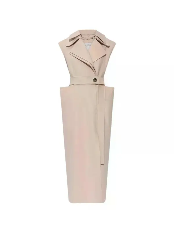 Sportmax Belted Sleeveless Coat