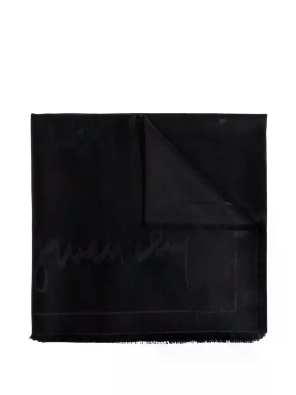 Givenchy Fringed Scarf - Black