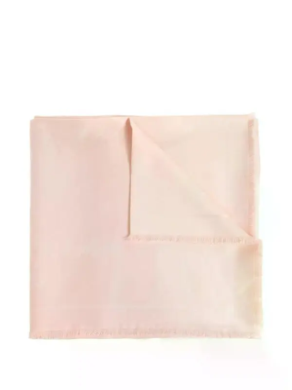Givenchy Fringed Scarf - Pink