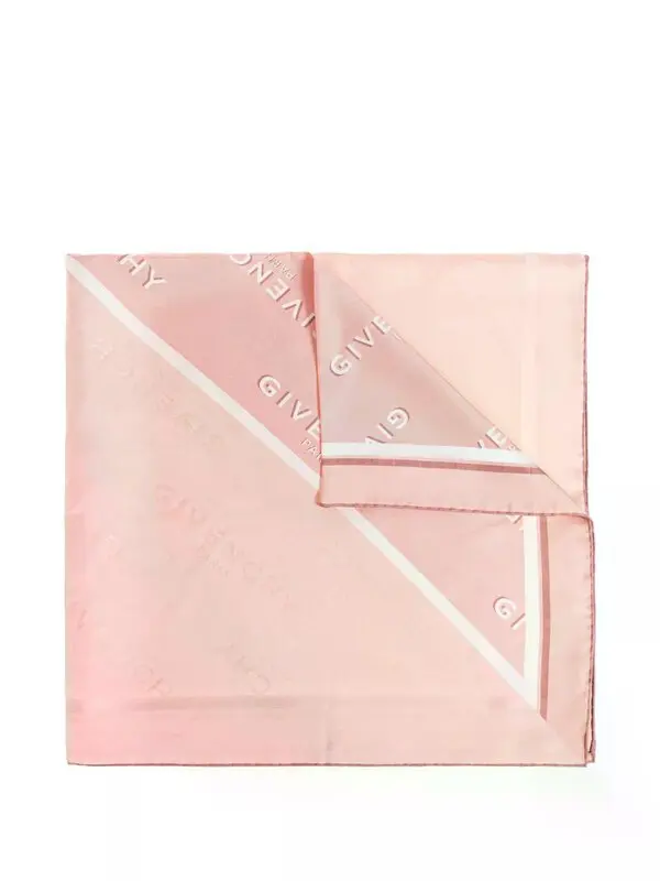 Givenchy Logo-print Scarf - Pink
