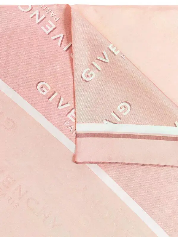 Givenchy Logo-print Scarf - Pink