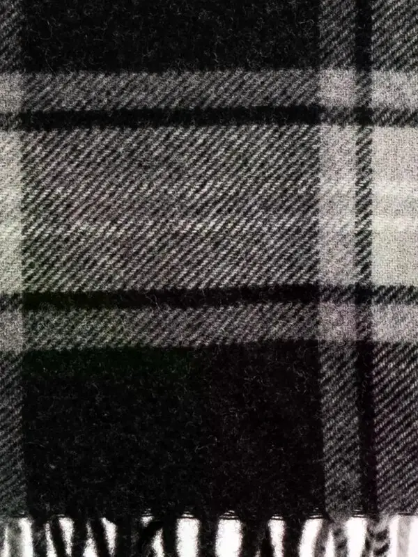 DIESEL® Tartan Fringed Scarf