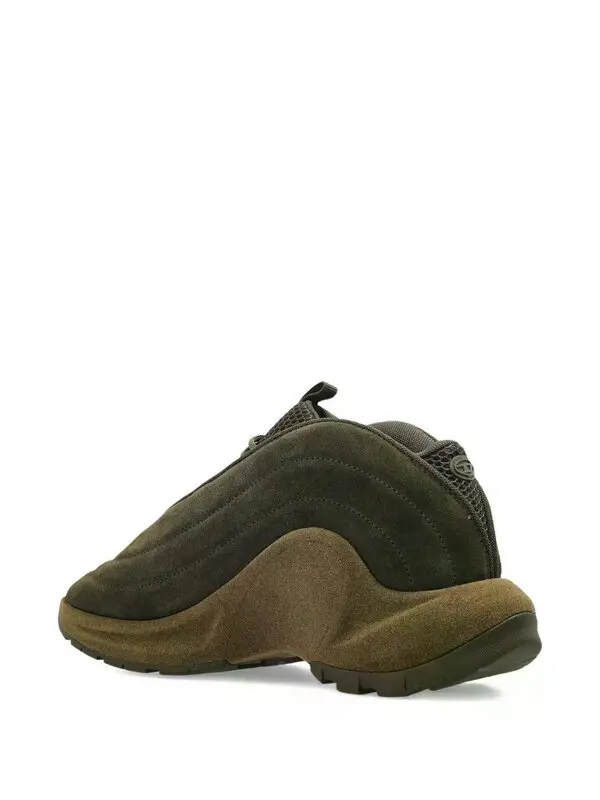 DIESEL® S-d-runner Suede Panelled Sneakers - Green