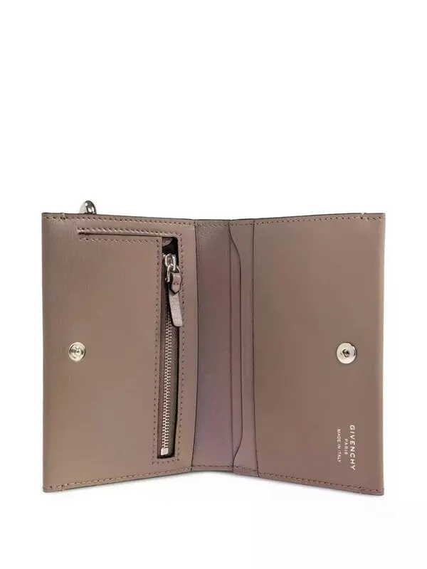 Givenchy Pinch-line Leather Wallet - Brown