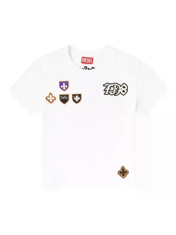 DIESEL® Appliqué T-shirt - White