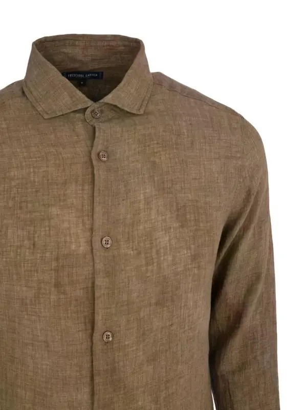 Frescobol Carioca Antonio Linen Shirt - Neutrals