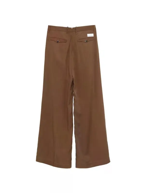 NINE:INTHE:MORNING Nadia Palazzo Pants - Brown