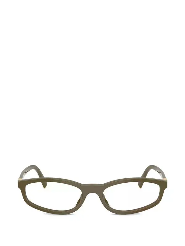 Miu Miu Round-frame Eyeglasses - Green