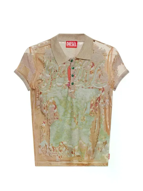 DIESEL® T-devlo Polo Shirt - Neutrals