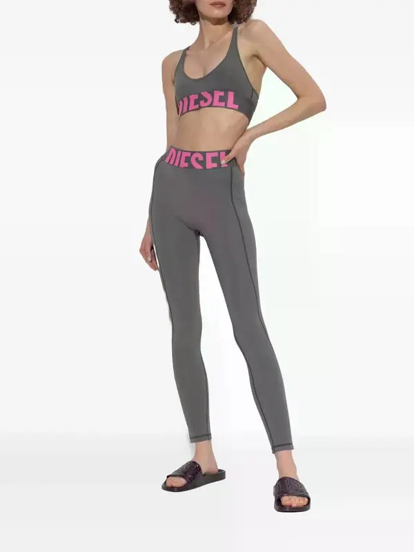 DIESEL® Adeline Logo-waistband Leggings