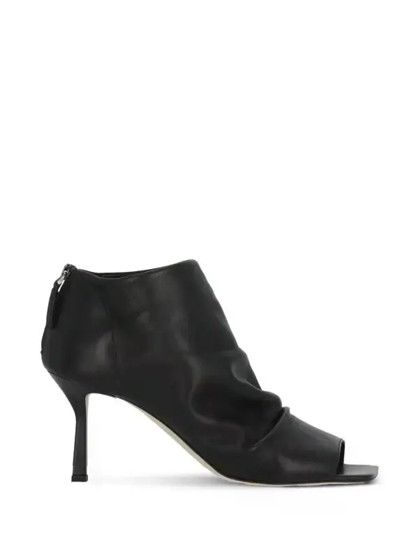 THE SELLER Ruched Open-toe Pumps - Black