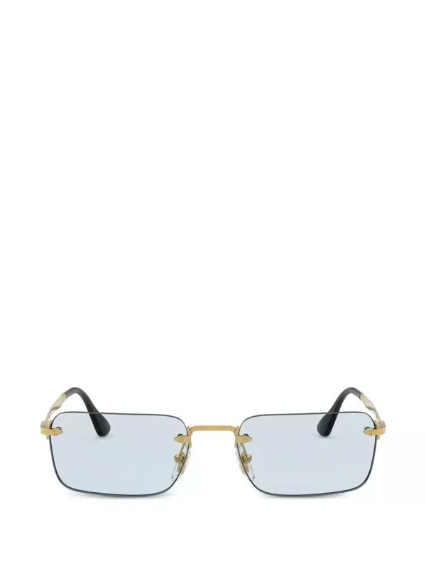 Persol Rectangle Sunglasses - Gold