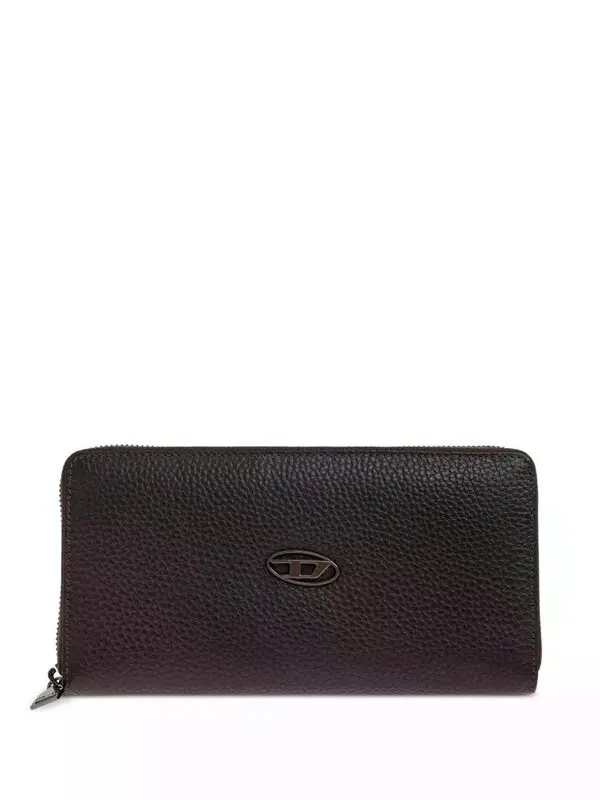 DIESEL® Logo Zip Wallet - Brown
