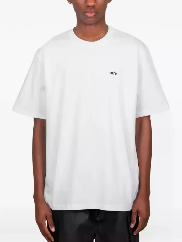 ARTE ANTWERP Back-graphic T-shirt - White