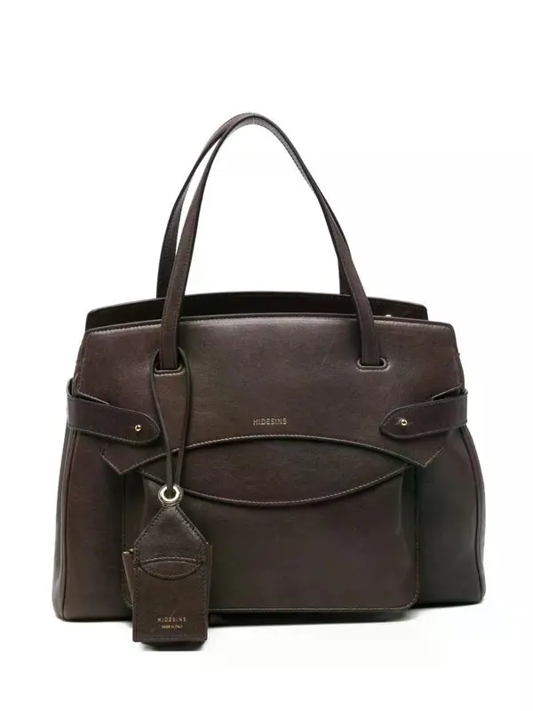 HIDESINS Leather Tote Bag - Brown