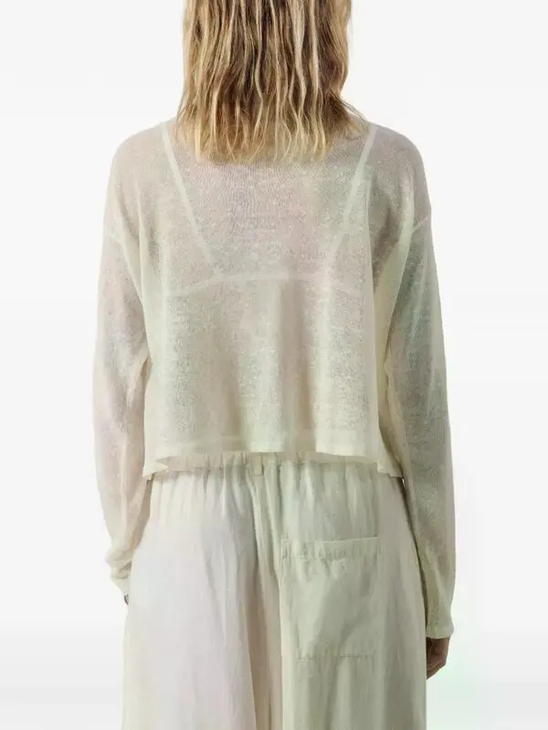 American Vintage V-neck Sweater - White