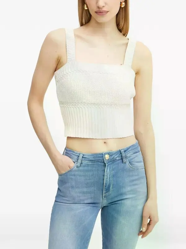 Guess Cable-knit Ribbed Top