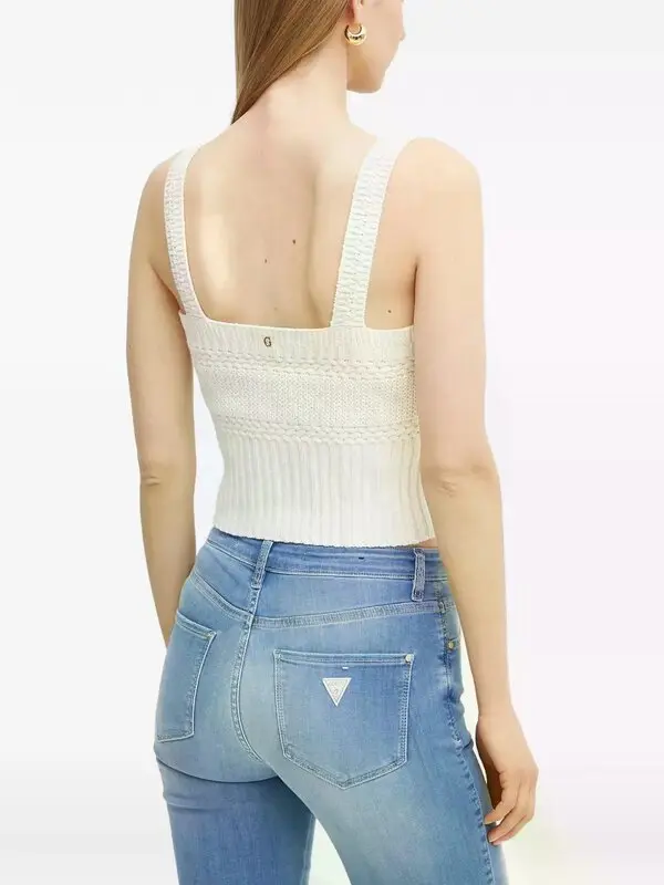 Guess Cable-knit Ribbed Top