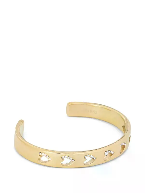 Guess Crystal-embellished Cuff Bracelet - Gold