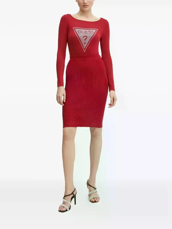 Guess Ribbed Mini Skirt