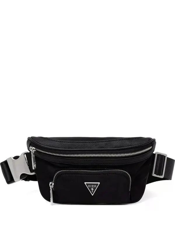 Guess Milano Logo-plaque Belt Bag - Black