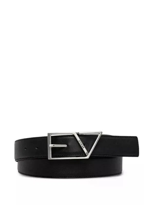 Guess Triangle Buckle Belt - Black