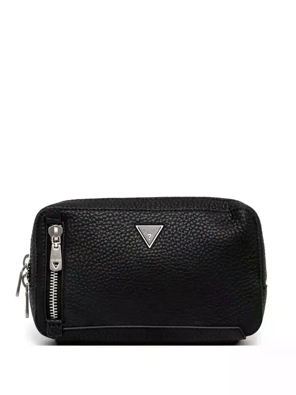 Guess Logo-plaque Belt Bag - Black