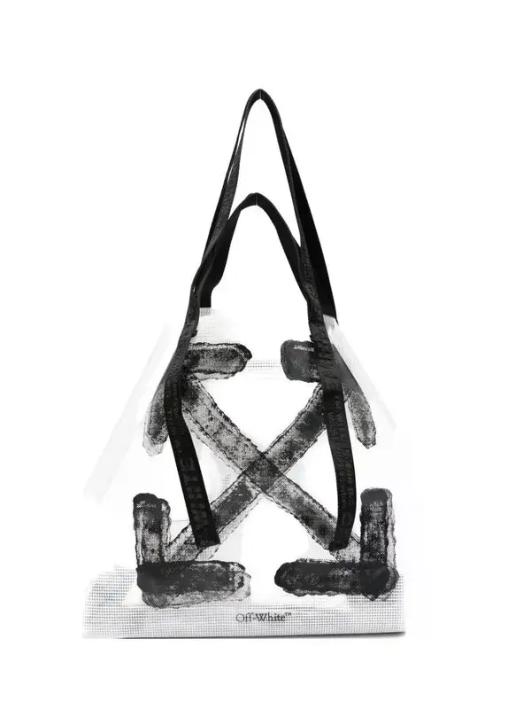 Off-White Arrows Ripstop Tote Bag - White