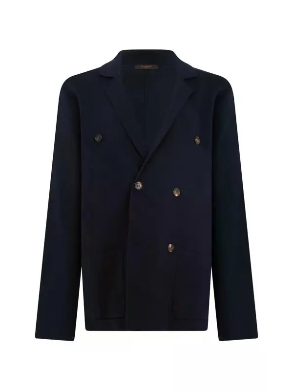 SLOWEAR Double-breasted Knitted Blazer