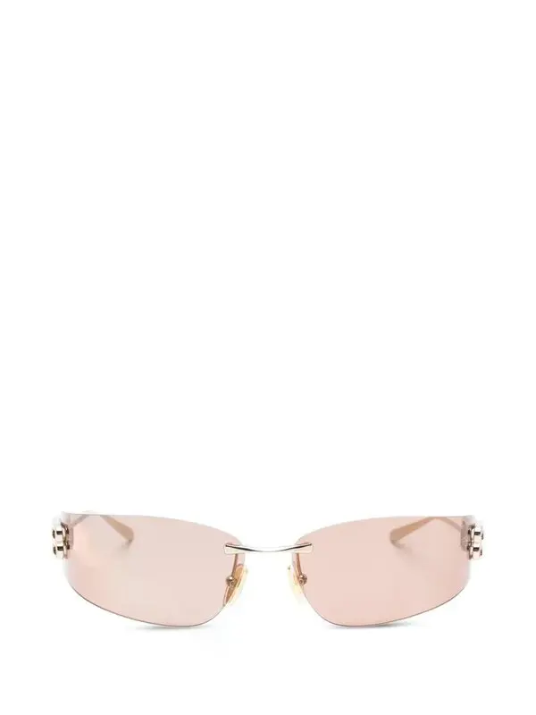 Balenciaga Gossip Rimless Sunglasses - Gold