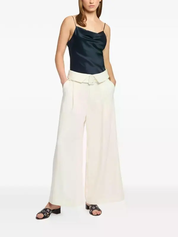 Cinq À Sept Lorena Buckle Belt Trousers - Neutrals