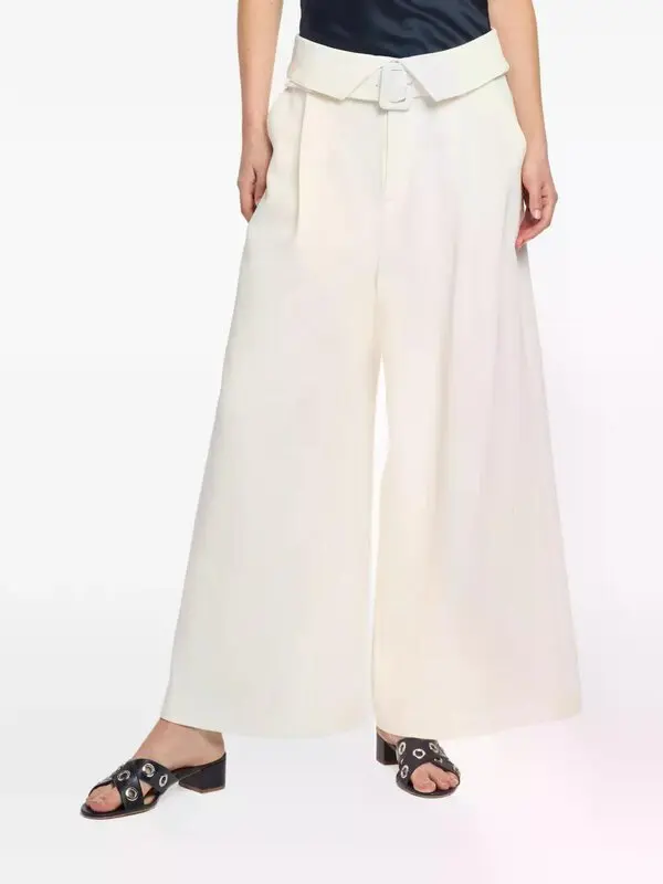 Cinq À Sept Lorena Buckle Belt Trousers - Neutrals