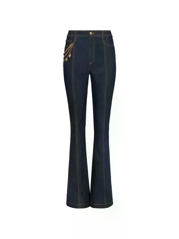 Cinq À Sept The Love Token Shailene Chain Jeans - Blue