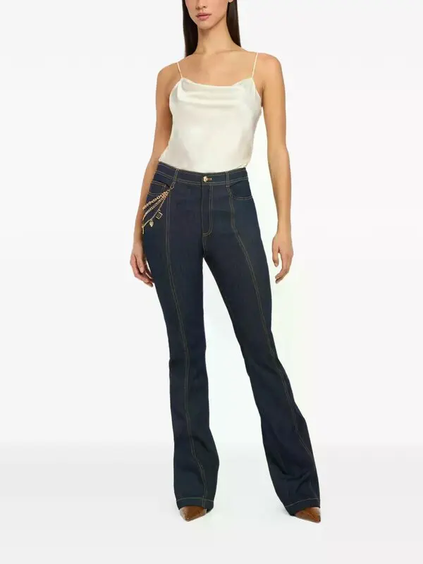 Cinq À Sept The Love Token Shailene Chain Jeans - Blue
