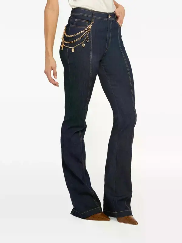 Cinq À Sept The Love Token Shailene Chain Jeans - Blue