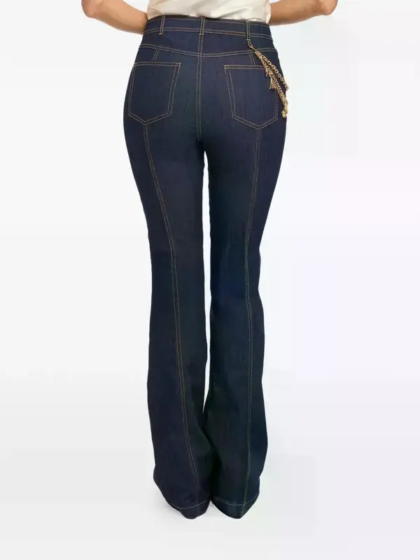 Cinq À Sept The Love Token Shailene Chain Jeans - Blue