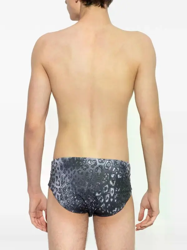 DIESEL® Printed Swim Trunks - Grey