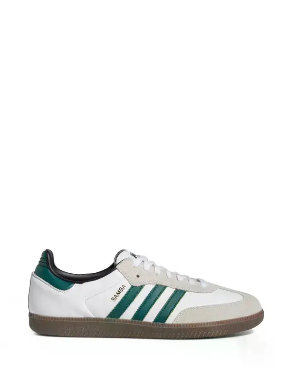 Adidas Samba Adv Striped Sneakers - White