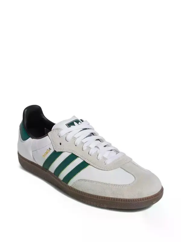 Adidas Samba Adv Striped Sneakers - White