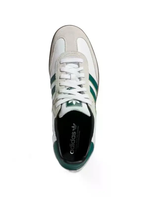 Adidas Samba Adv Striped Sneakers - White