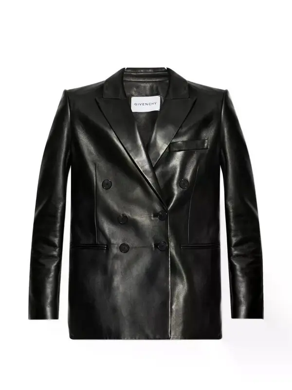 Givenchy Double-breasted Leather Jacket