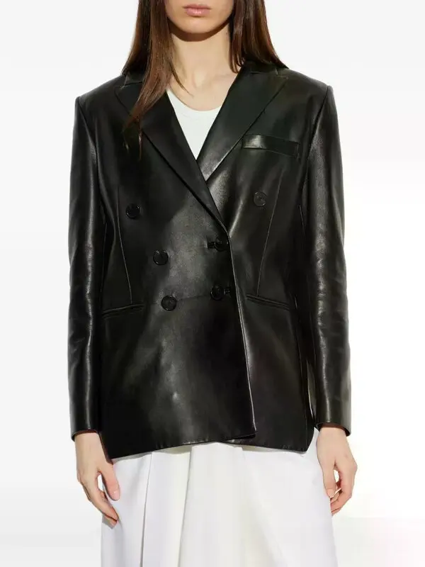 Givenchy Double-breasted Leather Jacket