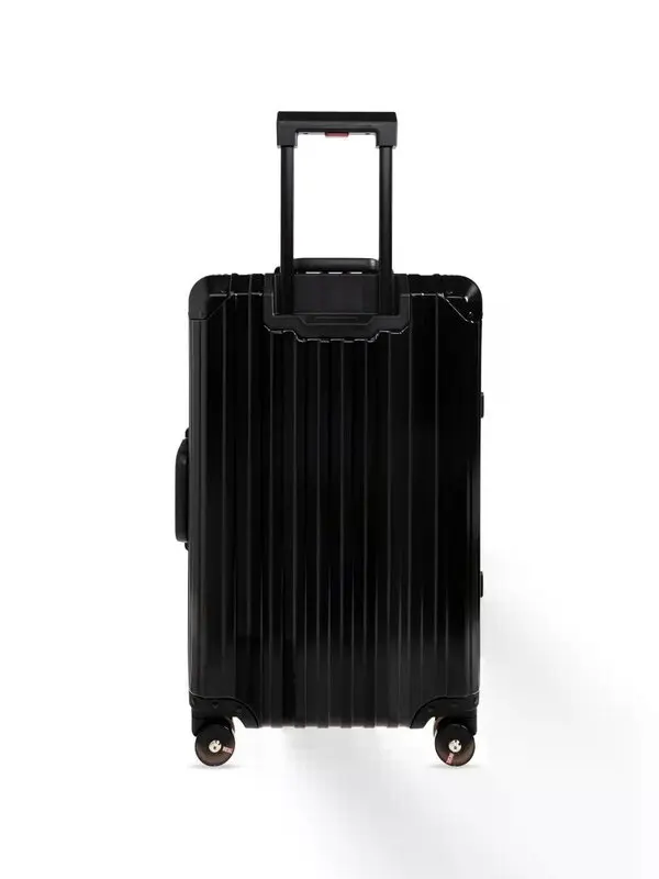 DIESEL® Ribbed Logo-plaque Suitcase - Black