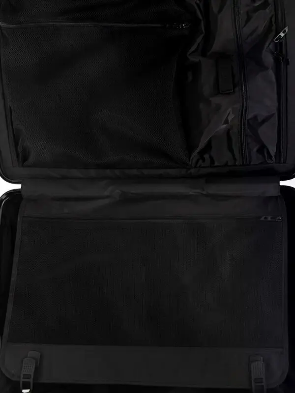 DIESEL® Ribbed Logo-plaque Suitcase - Black
