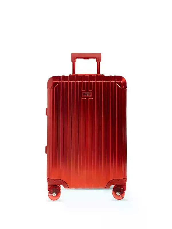 DIESEL® Metallic Grooved Luggage - Red